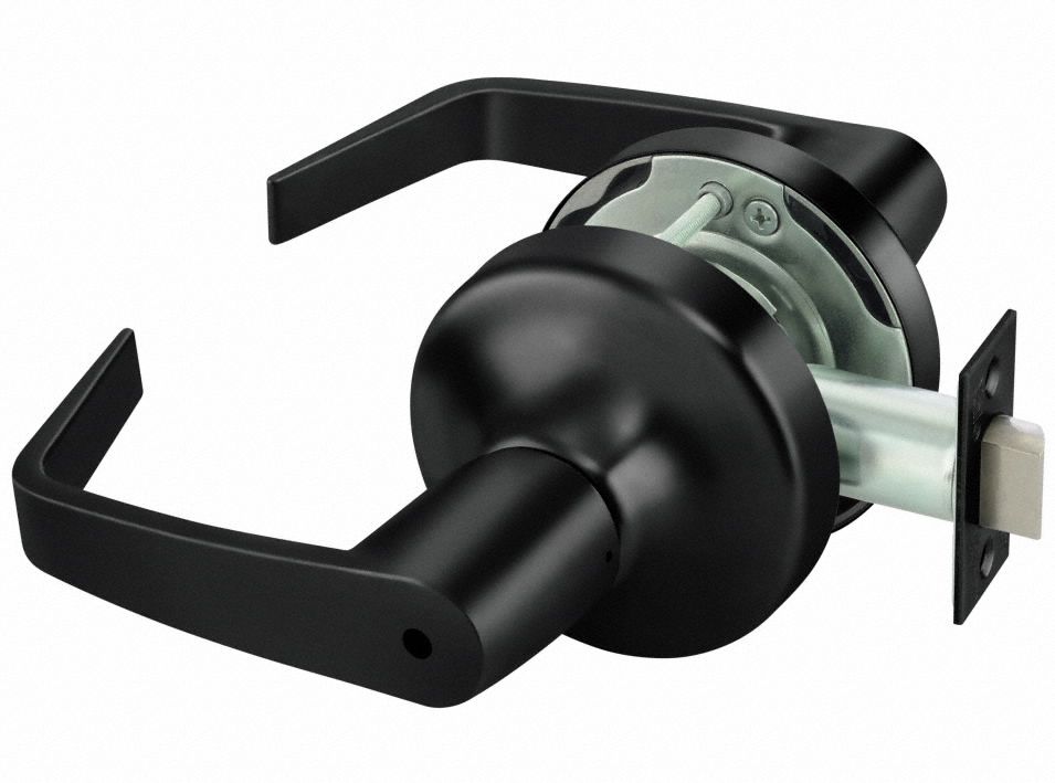 ASSA ABLOY ACCENTRA, Privacy Lever Locksets, Black, Door Lockset ...