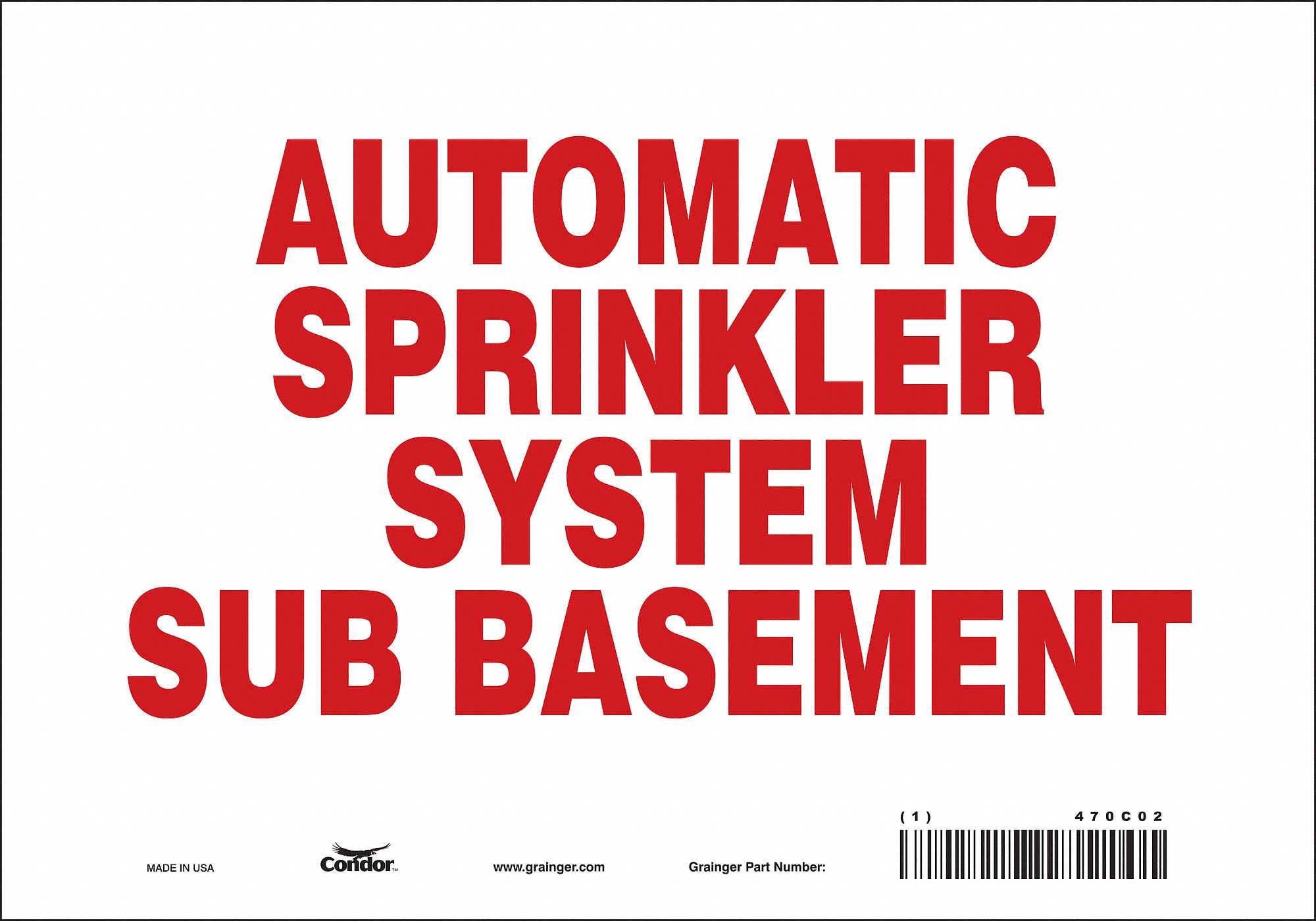 Vinyl, Adhesive Sign Mounting, Safety Sign - 470C02|470C02 - Grainger