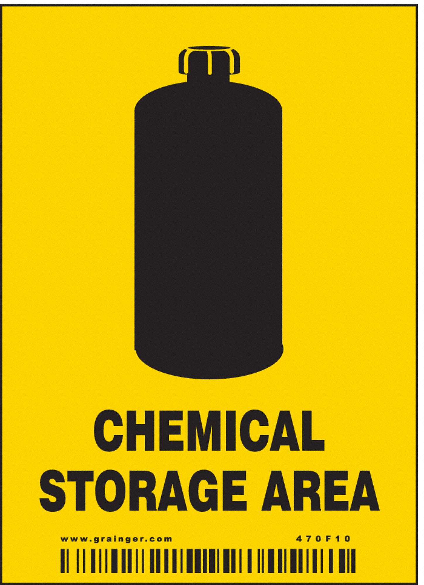 Vinyl, Adhesive Sign Mounting, Safety Sign - 470F10|470F10 - Grainger