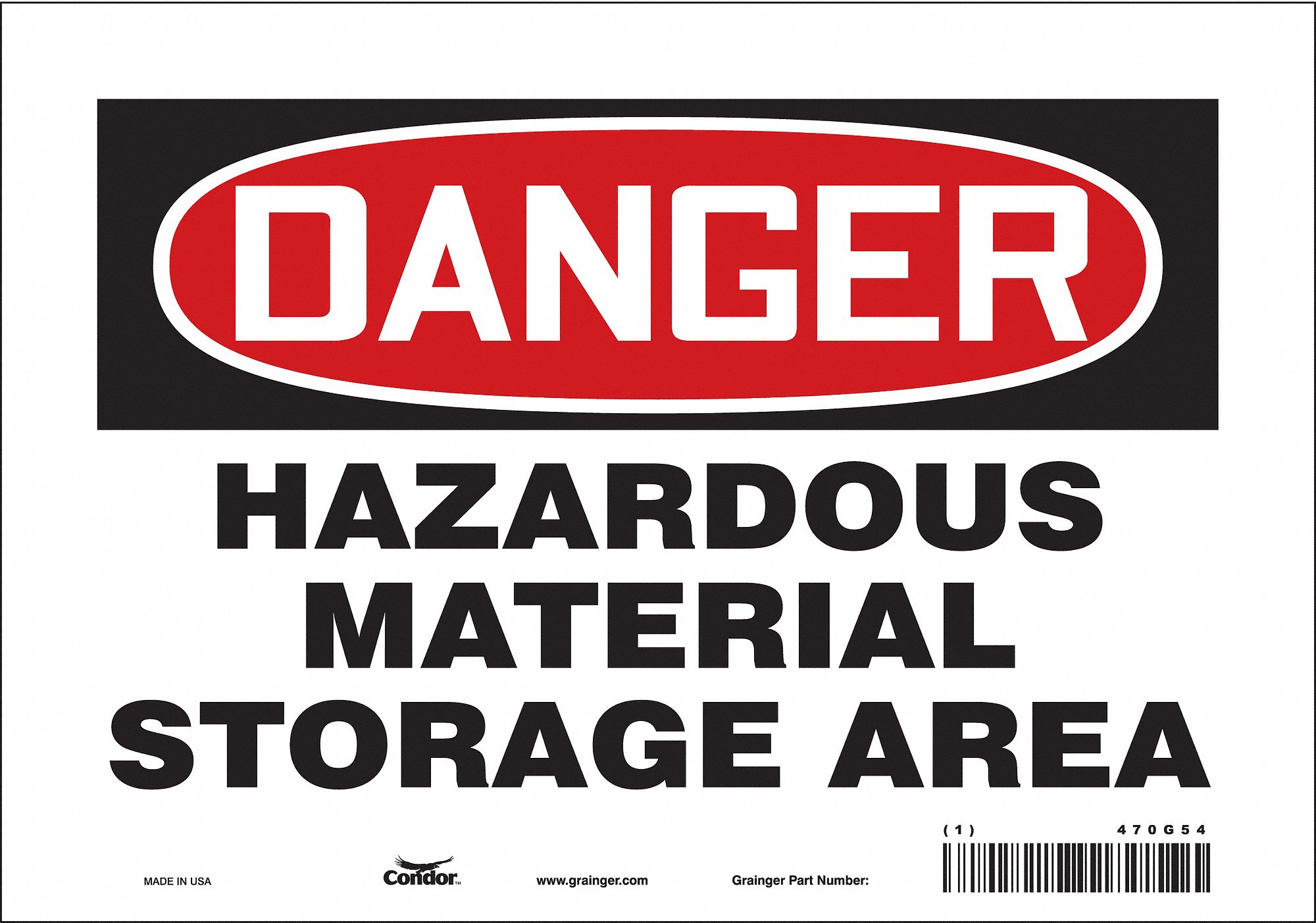 Vinyl, Adhesive Sign Mounting, Safety Sign - 470G54|470G54 - Grainger