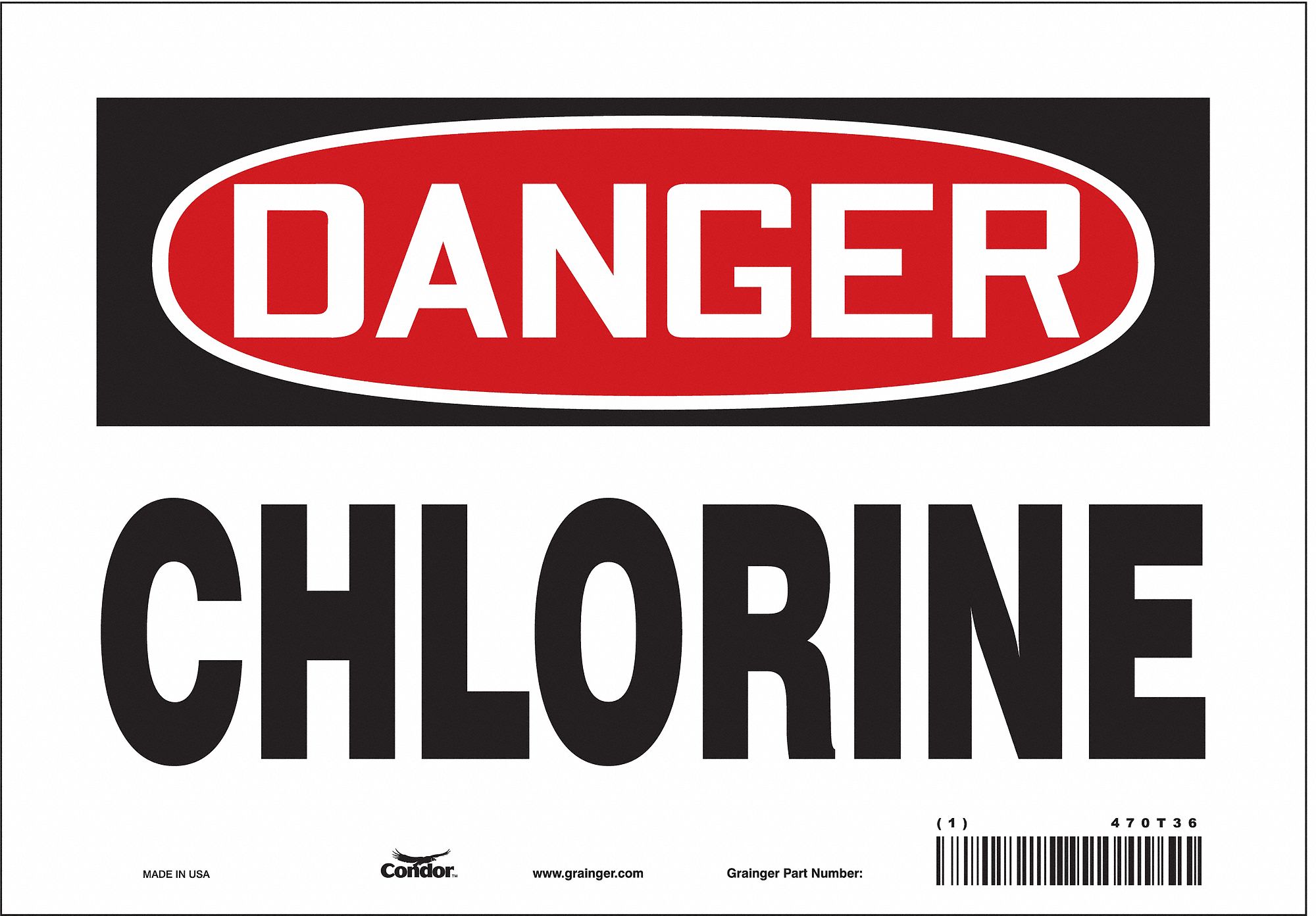 Vinyl, Adhesive Sign Mounting, Safety Sign - 470T36|470T36 - Grainger
