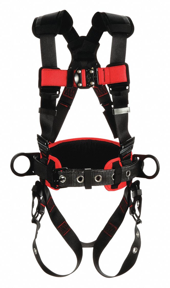 3m Protecta 1161316 3m Protecta Full Body Harness, 420 lb, Black - M/L ...