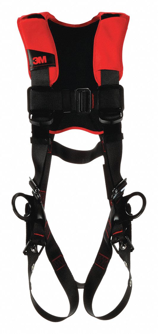3m Protecta 1161415 3m Protecta Full Body Harness, 420 lb, Black - XL ...