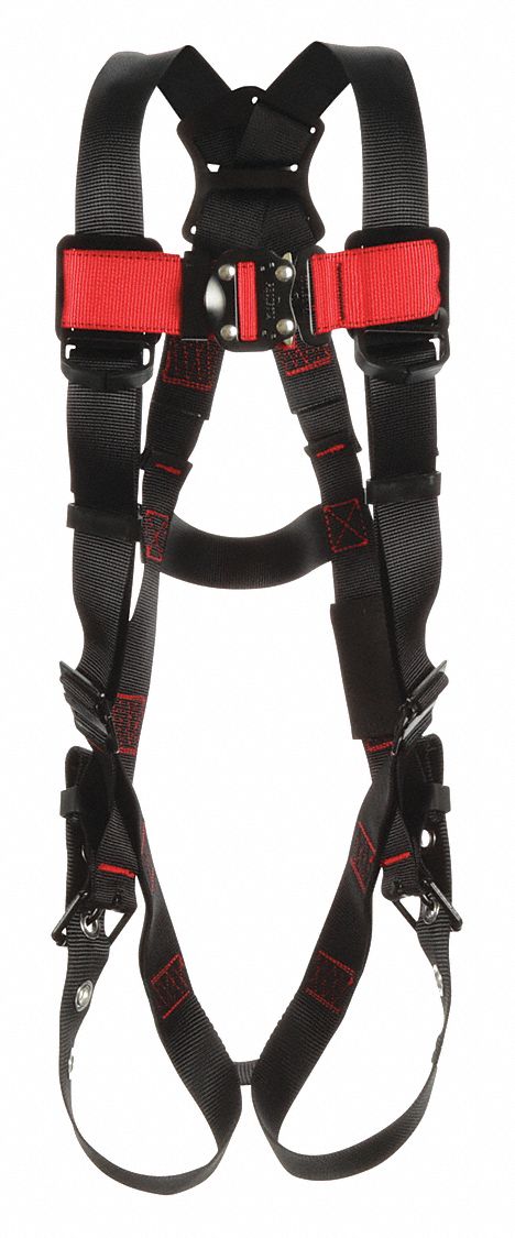 3m Protecta 1161504 3m Protecta Full Body Harness, 420 lb, Black - 2XL ...