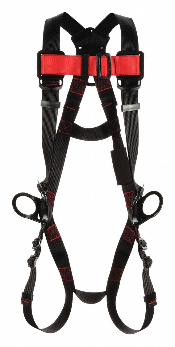 3m Protecta 1161554 3m Protecta Full Body Harness, 420 lb, Black - M/L ...