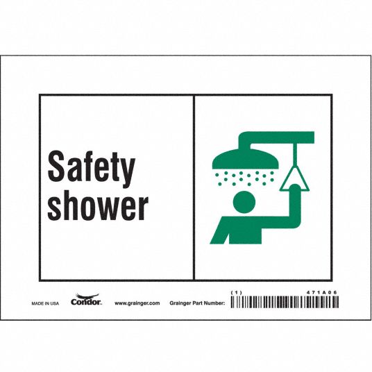 Vinyl, Adhesive Sign Mounting, Safety Sign - 471A06|471A06 - Grainger