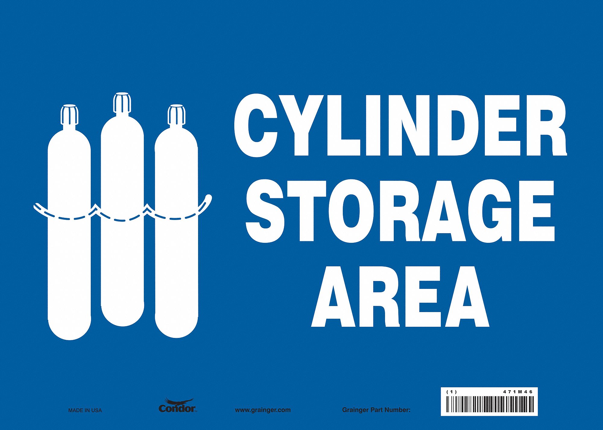 Vinyl, Adhesive Sign Mounting, Safety Sign - 471M46|471M46 - Grainger