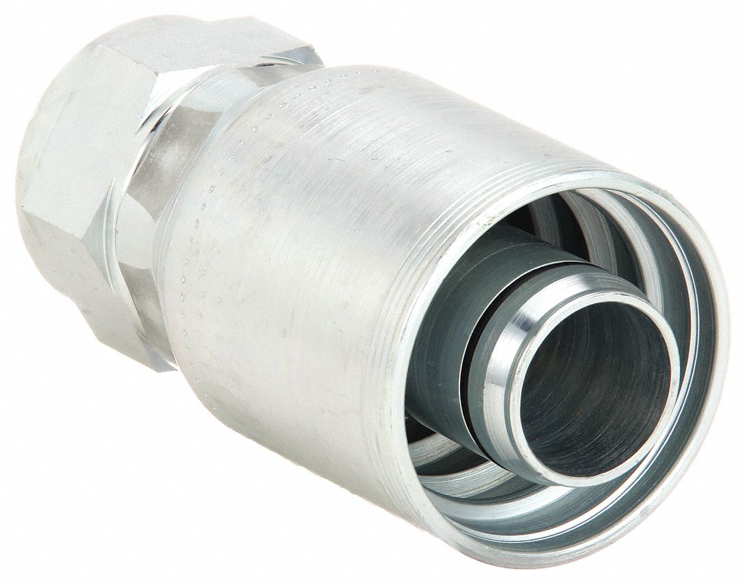 AEROQUIP, Steel x Steel, Straight, Hydraulic Crimp Fitting - 471Z44 ...
