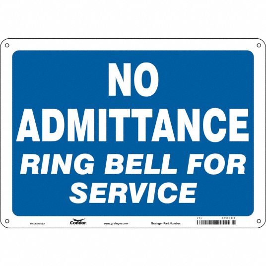 Aluminum, Mounting Holes Sign Mounting, Safety Sign - 472H84|472H84 ...