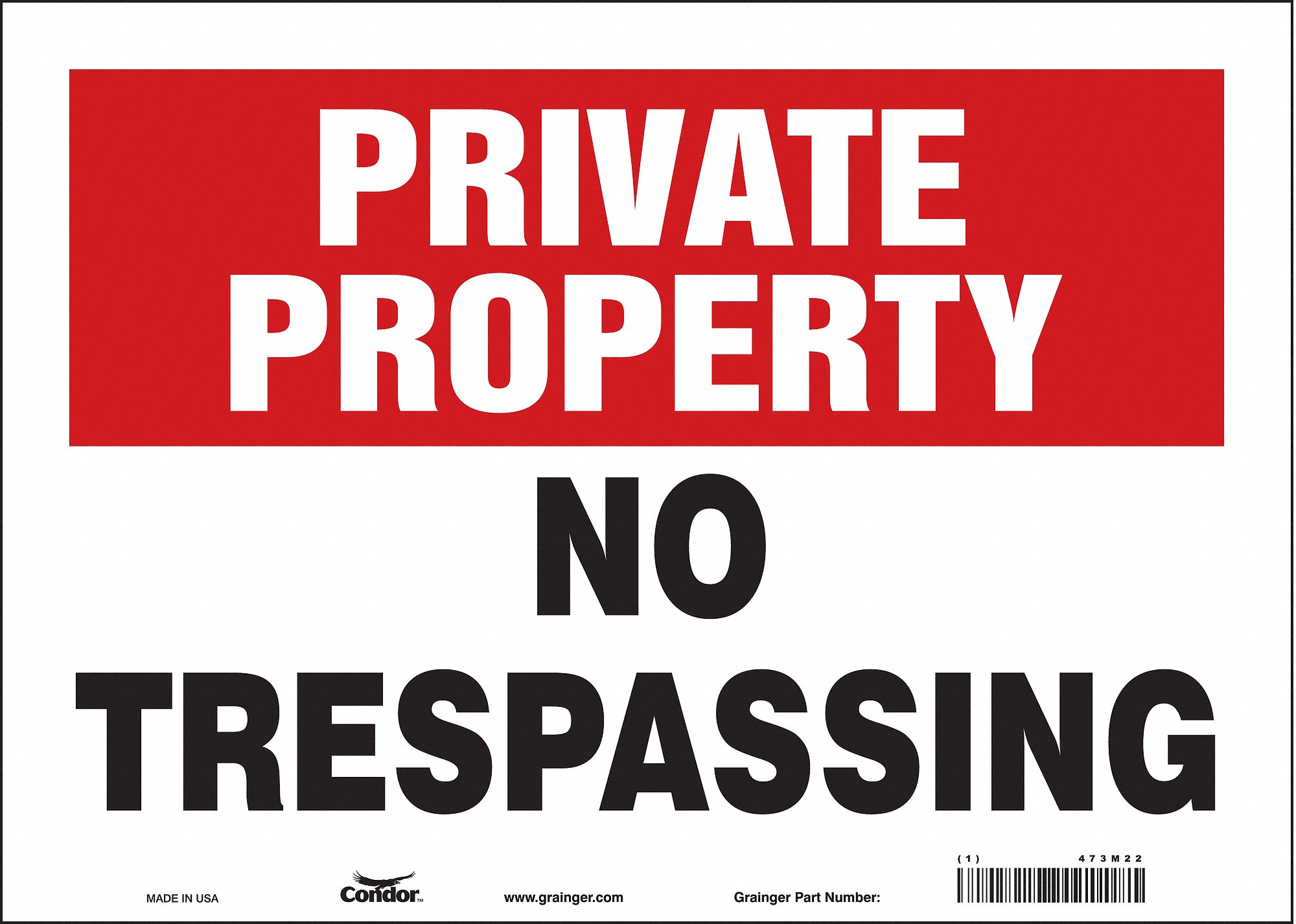 Vinyl, Adhesive Sign Mounting, Safety Sign - 473M22|473M22 - Grainger