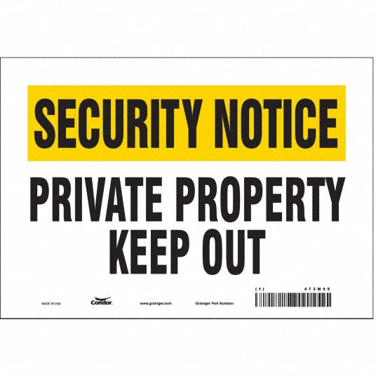 Vinyl, Adhesive Sign Mounting, Safety Sign - 473M95|473M95 - Grainger