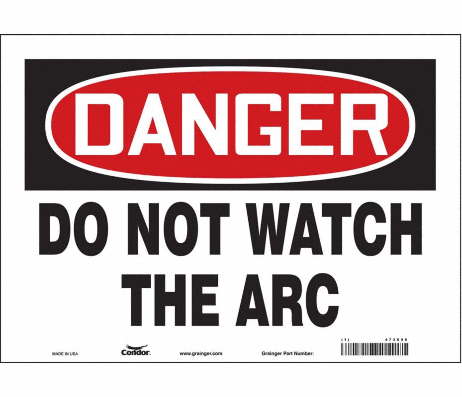 CONDOR Letrero de Seguridad, Encabezado: Danger, Material Vinilo ...