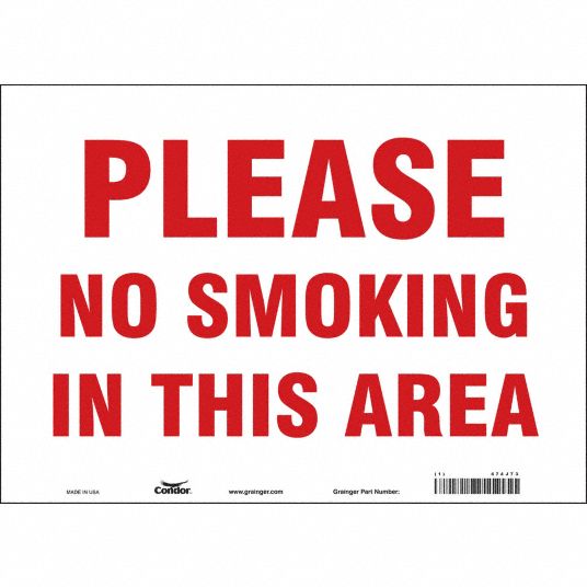 Vinyl, Adhesive Sign Mounting, Safety Sign - 474J73|474J73 - Grainger