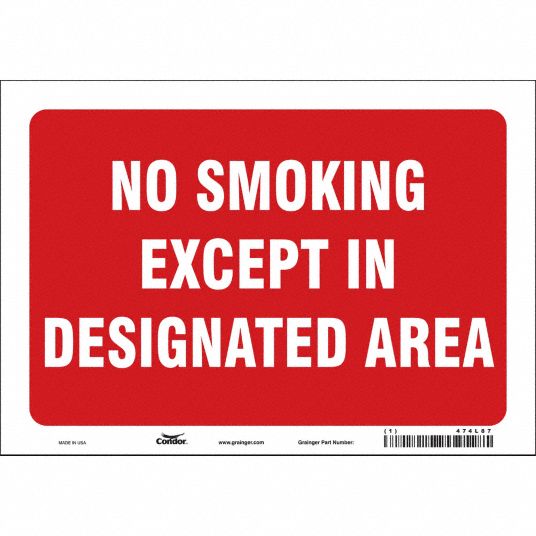 Vinyl, Adhesive Sign Mounting, Safety Sign - 474L87|474L87 - Grainger