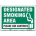 Smoking Area Signs - Grainger Industrial Supply