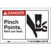 Pinch Point & Keep Hands Clear Signs - Grainger Industrial Supply