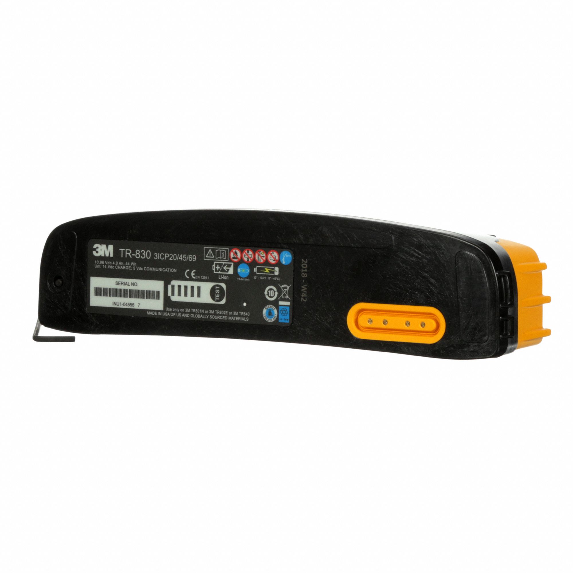 3M Battery: TR 800, Rechargeable, Lithium Ion, Battery - 475M22|TR-830 ...