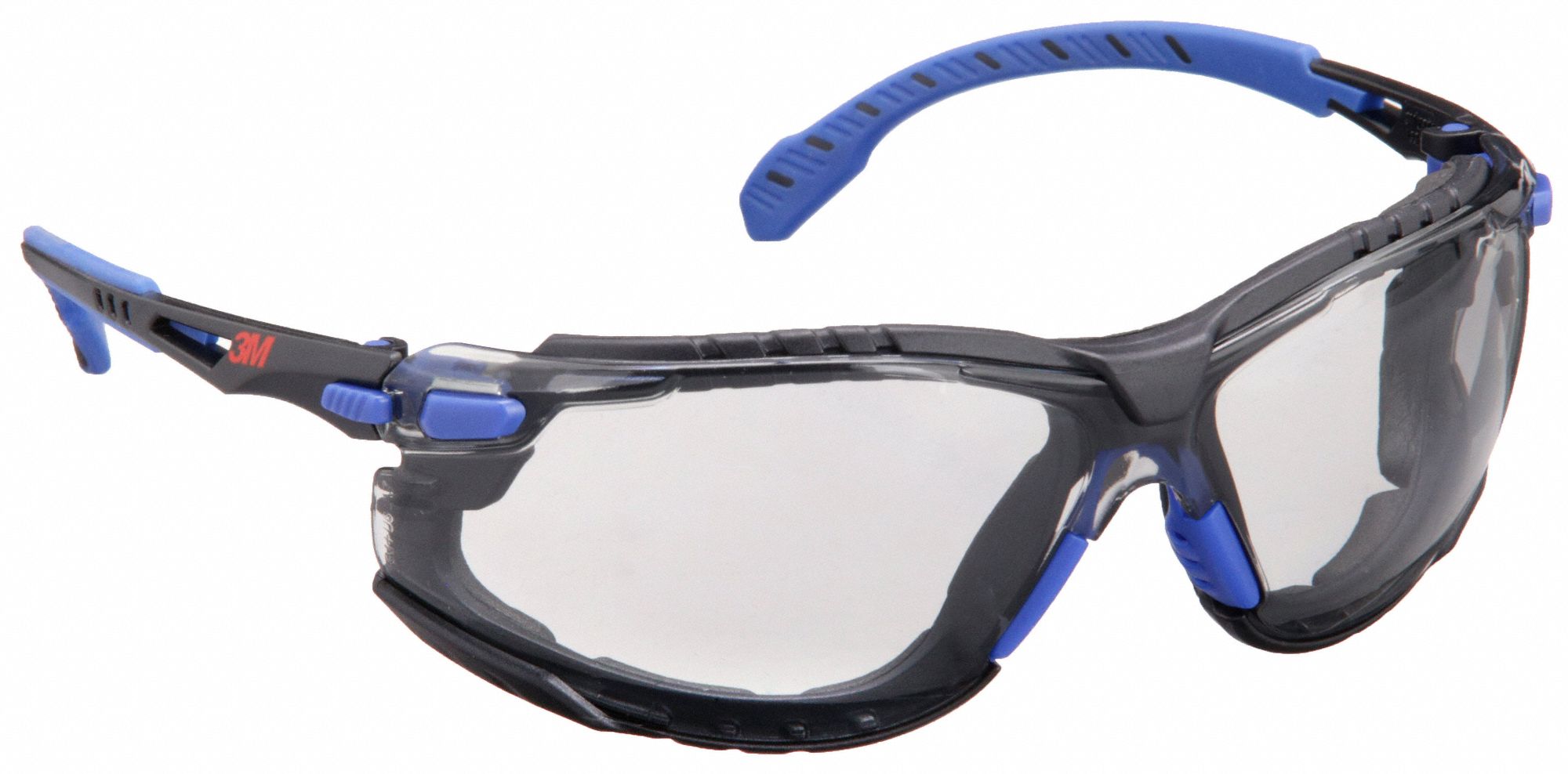 3M, Gray Lens Color, Scotchgard™ Anti-Fog/Scratch-Resistant, Safety ...