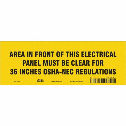Vinyl, Adhesive Sign Mounting, Safety Sign - 475M91|475M91 - Grainger