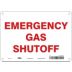 Emergency Shut-Off Signs - Grainger Industrial Supply