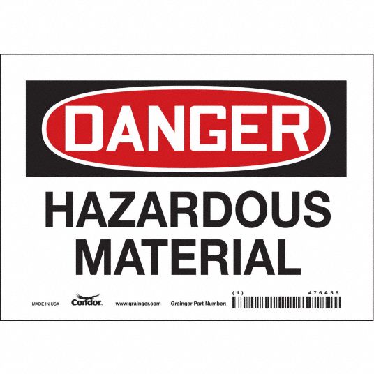 Vinyl, Adhesive Sign Mounting, Safety Sign - 476A55|476A55 - Grainger