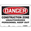 Construction Zone & Area Signs - Grainger Industrial Supply