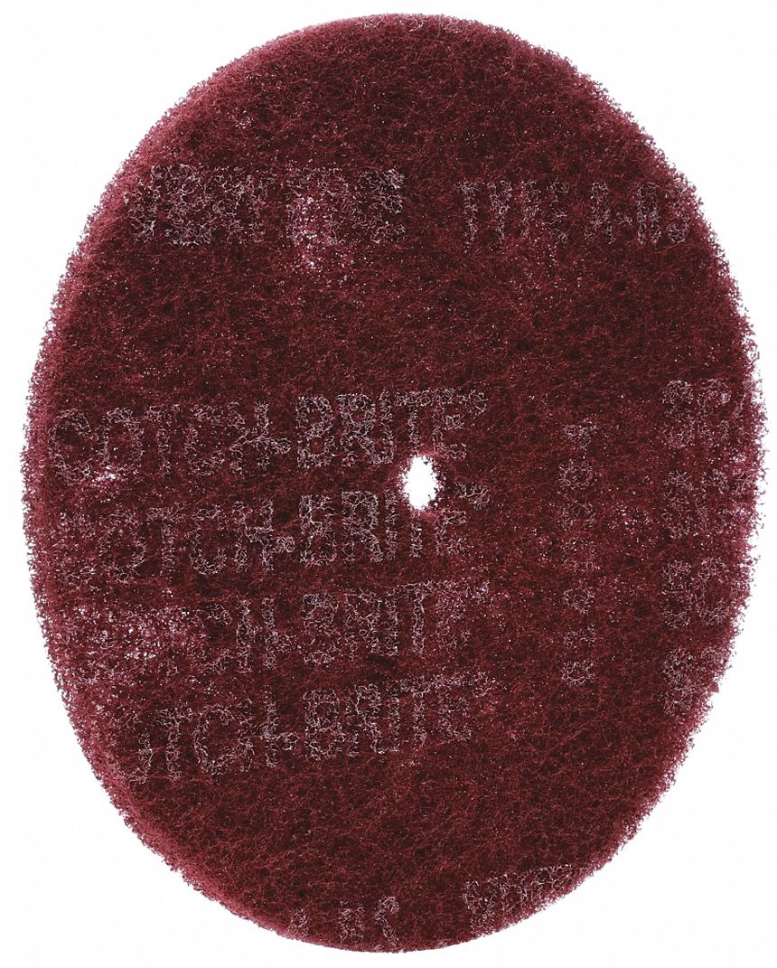 SCOTCH-BRITE, 8 in x 1/2 in, Aluminum Oxide, High Strength Disc ...