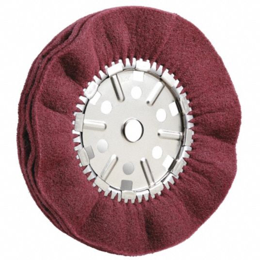 SCOTCH-BRITE, Satin, Pleated Sewn, Buffing Wheel - 477A26|7100074354 ...