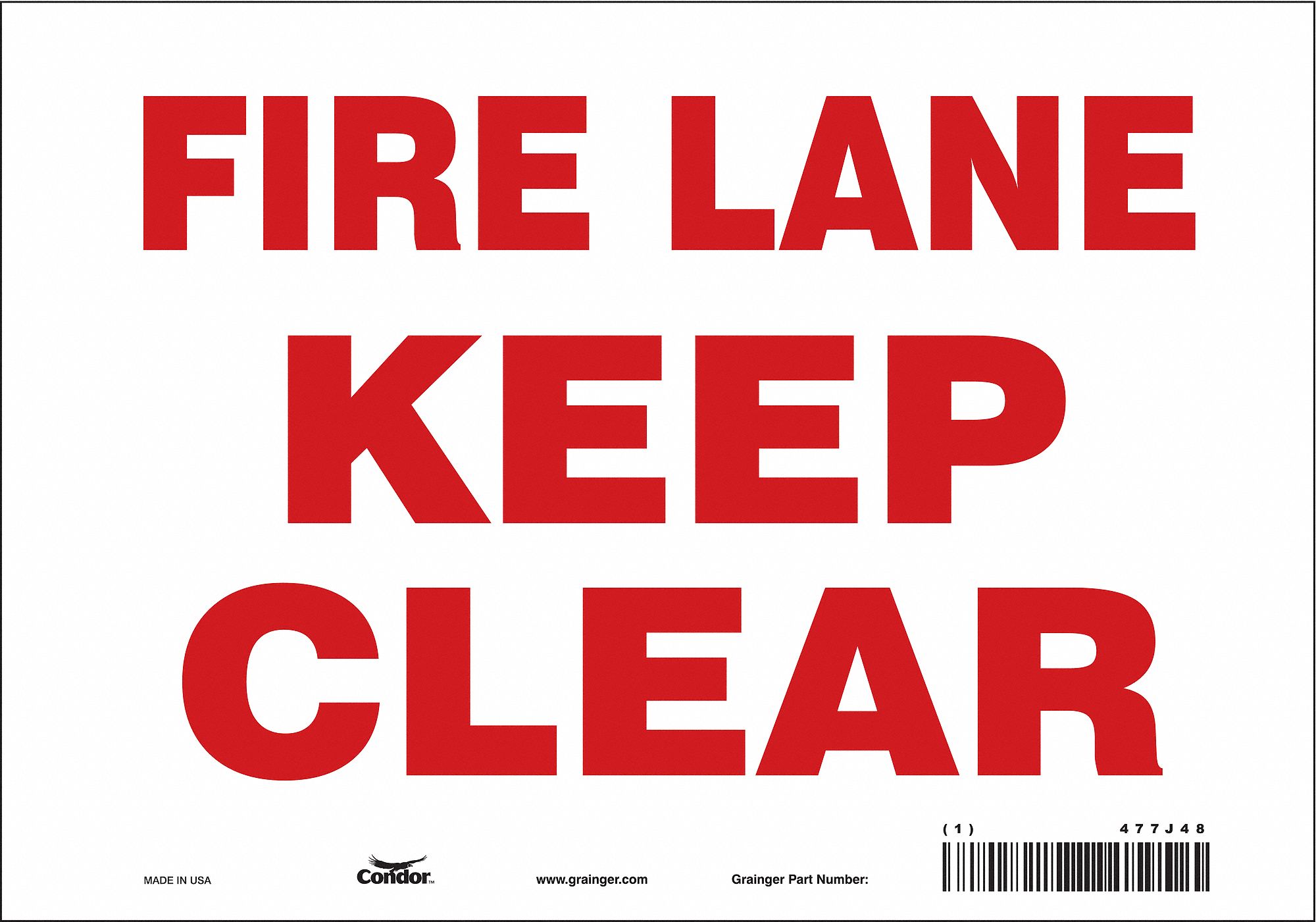 Vinyl, Adhesive Sign Mounting, Safety Sign - 477J48|477J48 - Grainger