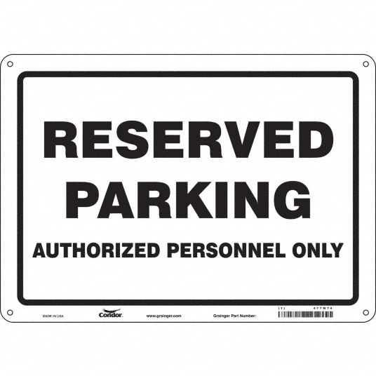 10 in x 14 in Nominal Sign Size, Polyethylene, Traffic Sign - 477W74 ...