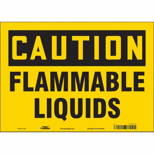 Vinyl, Adhesive Sign Mounting, Safety Sign - 478F44|478F44 - Grainger
