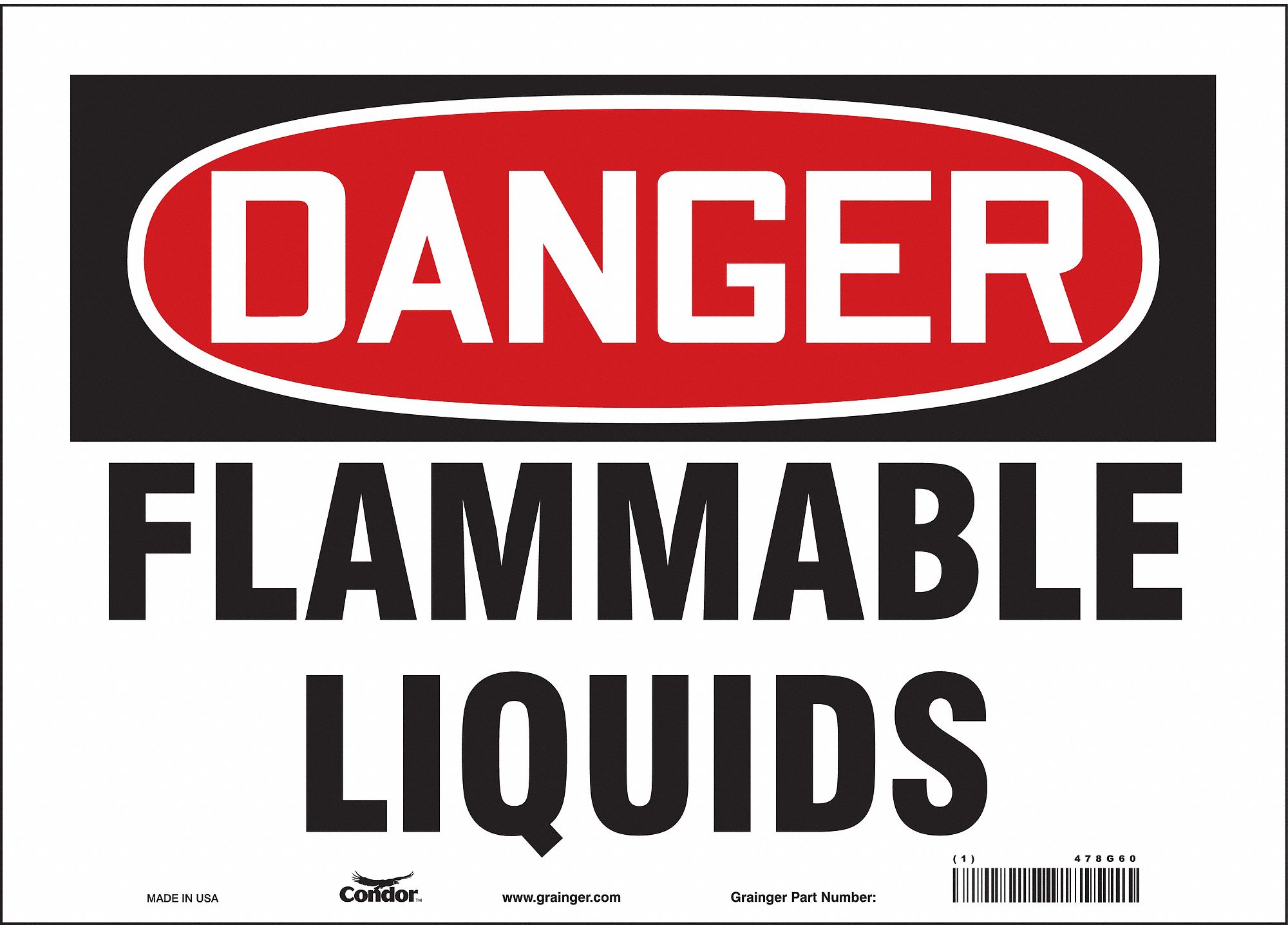 Vinyl, Adhesive Sign Mounting, Safety Sign - 478G60|478G60 - Grainger