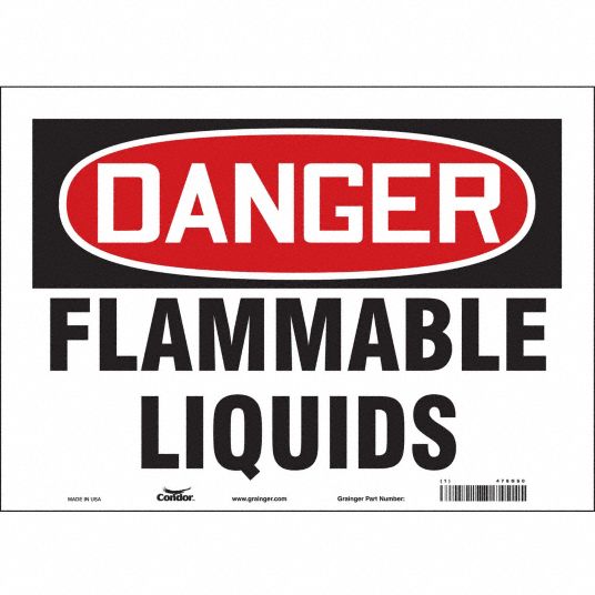 Vinyl, Adhesive Sign Mounting, Safety Sign - 478G60|478G60 - Grainger