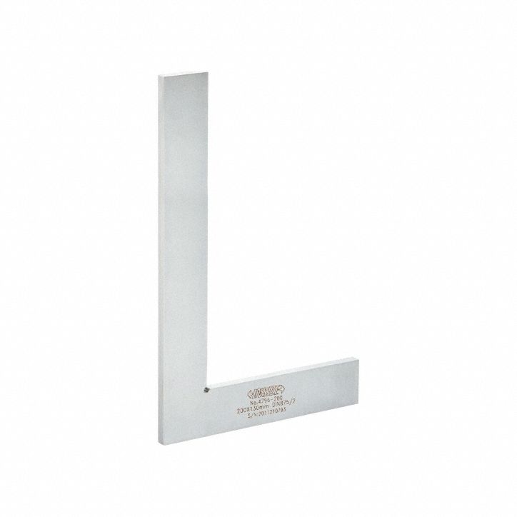 INSIZE, 90° Angle, 8 x 5.2 in Outside Dimensions, Machinist Square ...