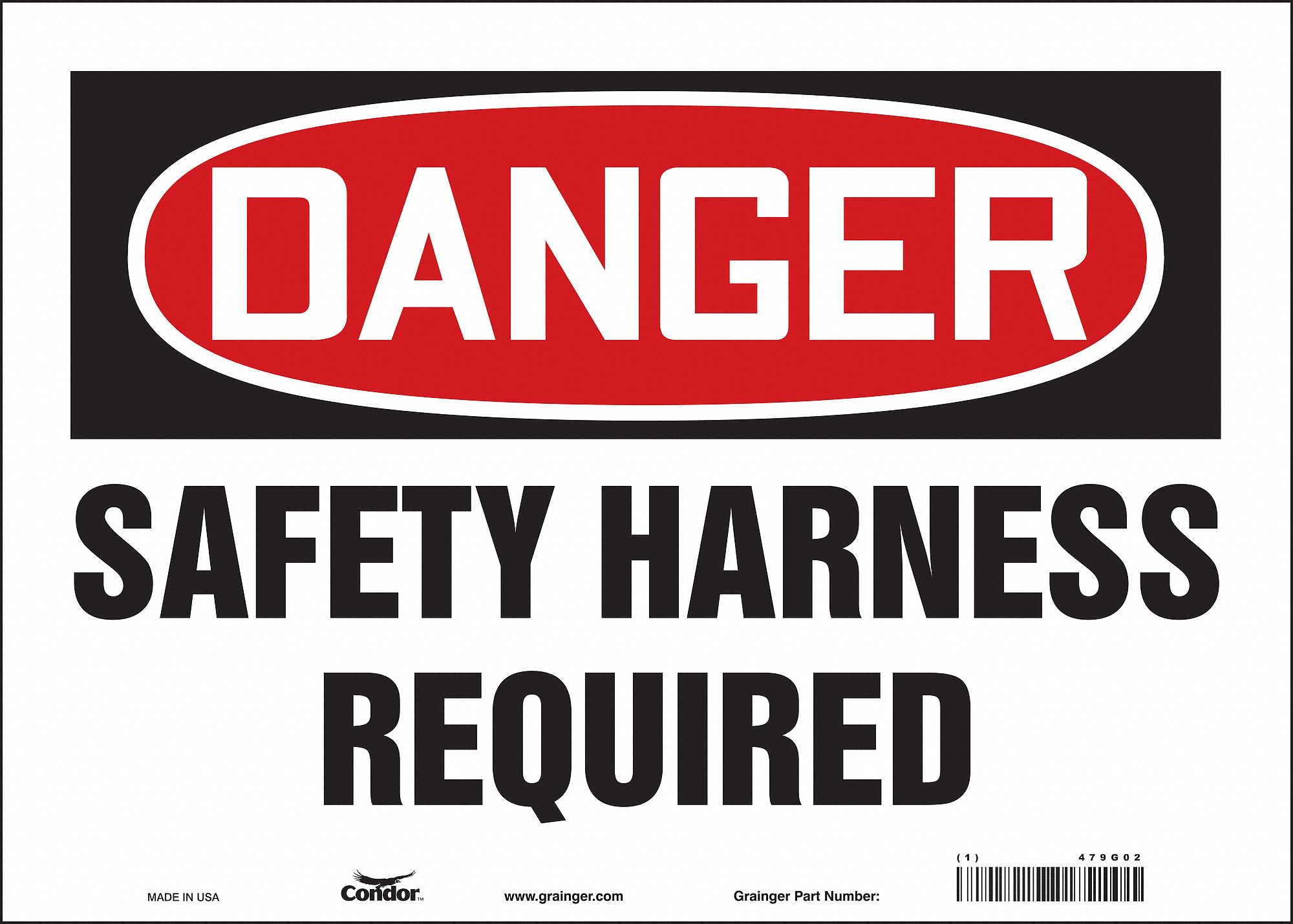 Vinyl, Adhesive Sign Mounting, Safety Sign - 479G02|479G02 - Grainger