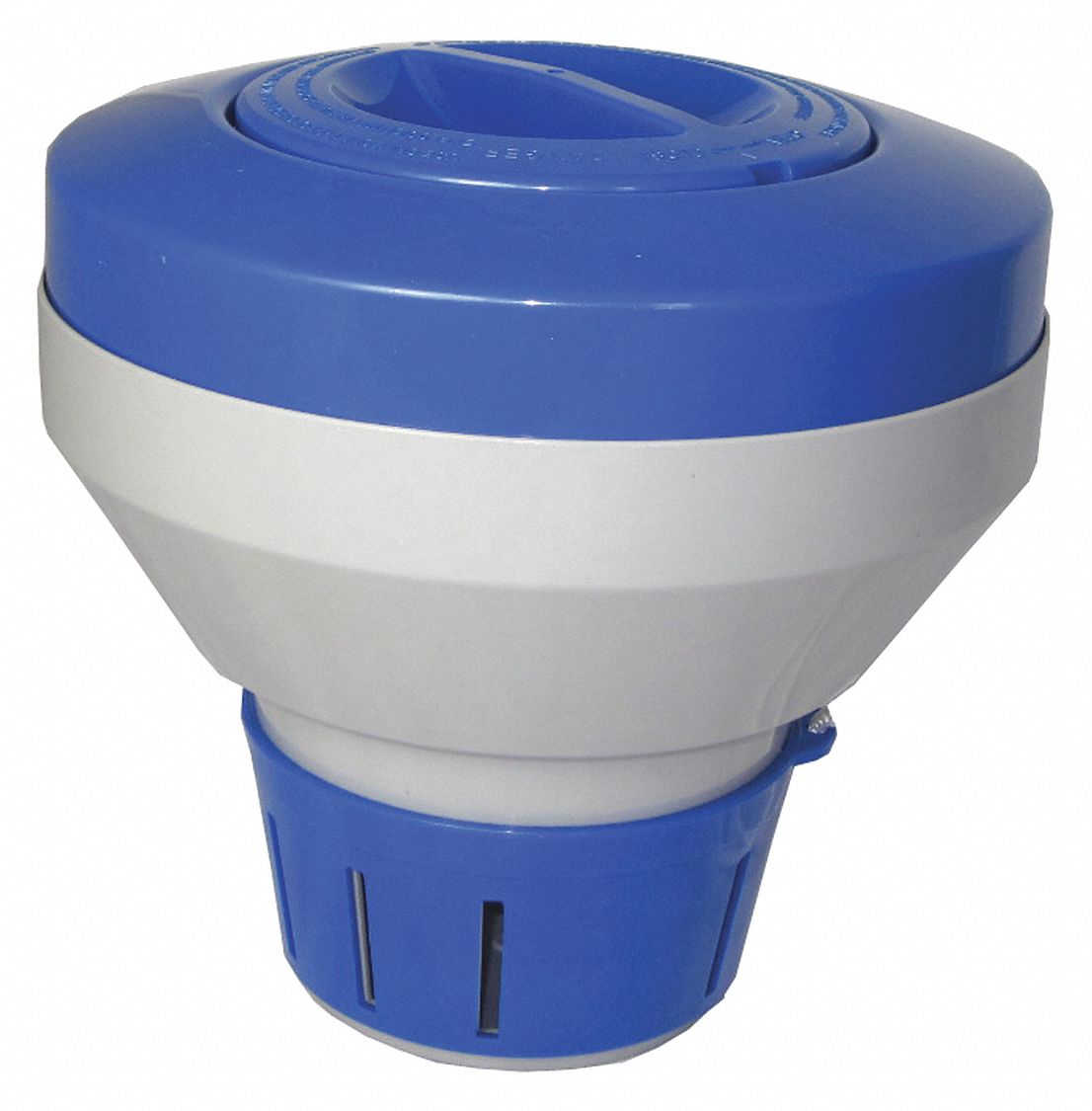 JED POOL TOOLS, 10 3/8 in Overall Ht, Plastic, Pool Chemical Dispenser ...