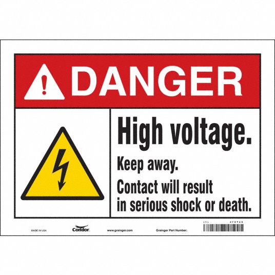 Vinyl, Adhesive Sign Mounting, Safety Sign - 479T45|479T45 - Grainger
