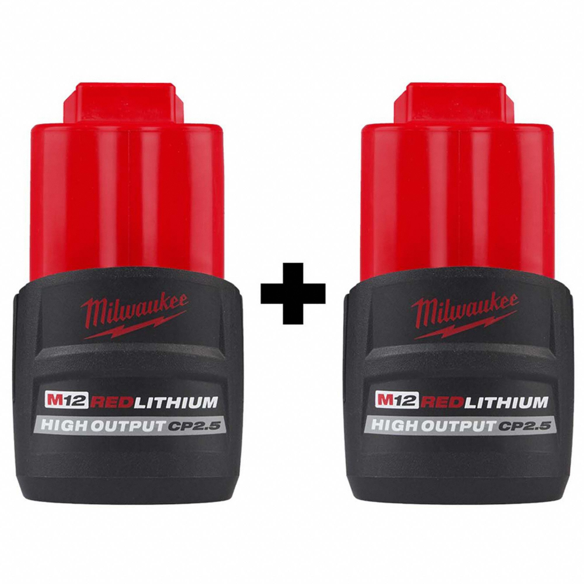 MILWAUKEE, M12™, 2.5 Ah, Battery - 385XG6|48-11-2425, 48-11-2425 - Grainger