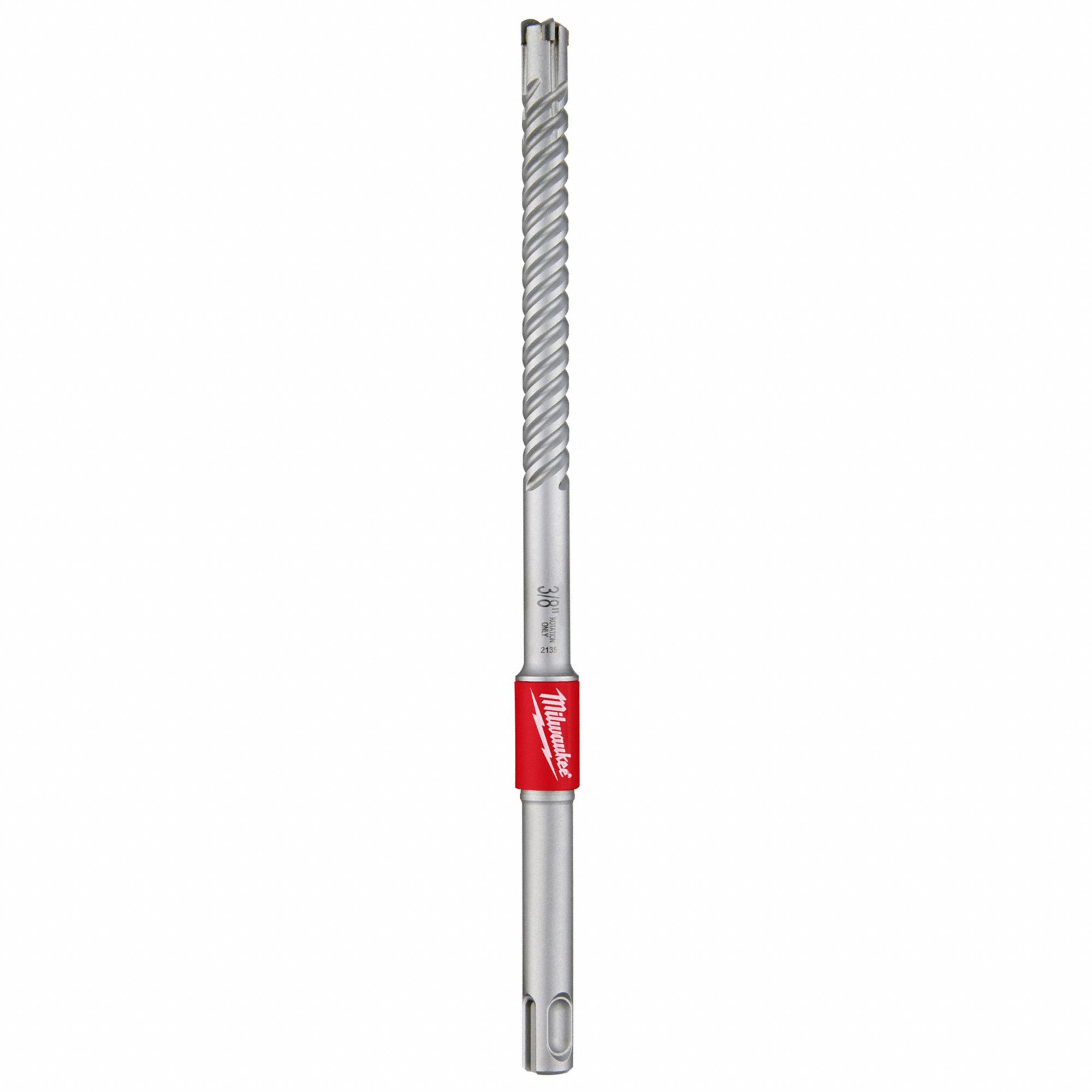 MILWAUKEE, 3/8 in Drill Bit Size, 6 in Max Drilling Dp, Rebar Cutter ...