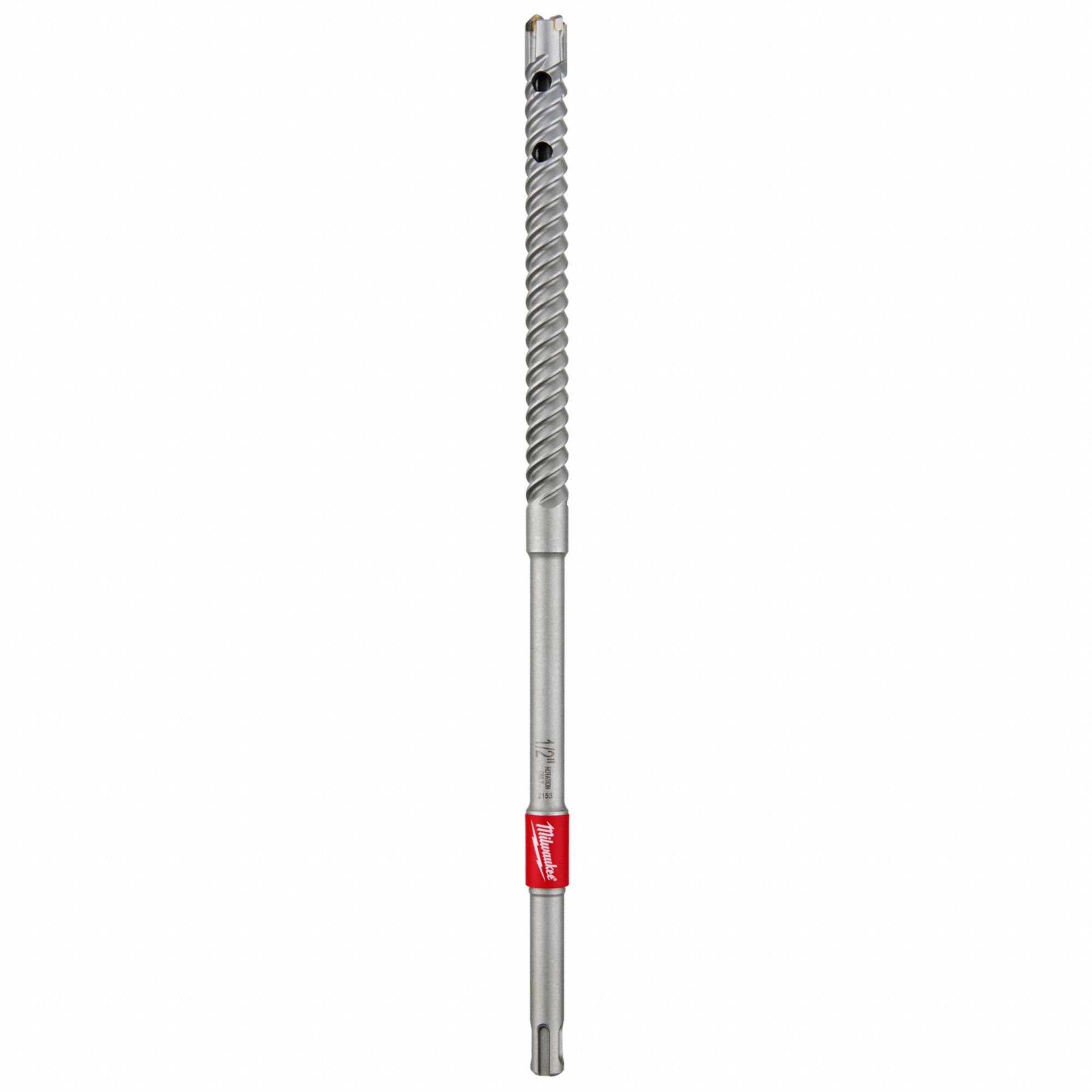MILWAUKEE, 1/2 in Drill Bit Size, 10 in Max Drilling Dp, Rebar Cutter ...