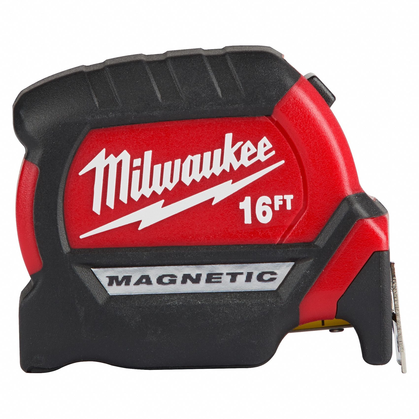 MILWAUKEE, Inch, Magnetic Double Hook Tip, Tape Measure - 55ED71|48-22 ...
