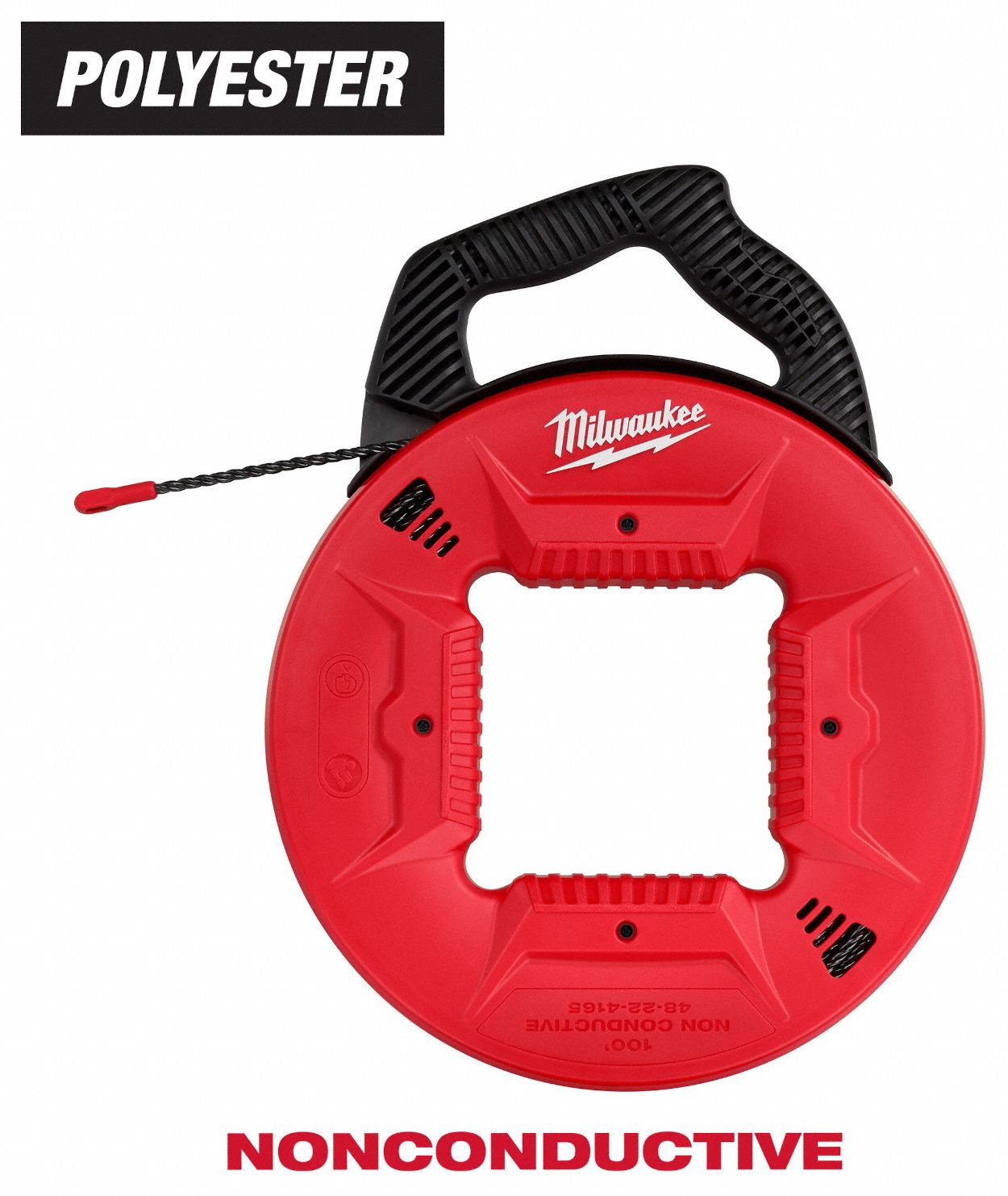 MILWAUKEE, 100 ft Lg, 48-22-4165, Fish Tape - 794HR8|48-22-4165 - Grainger