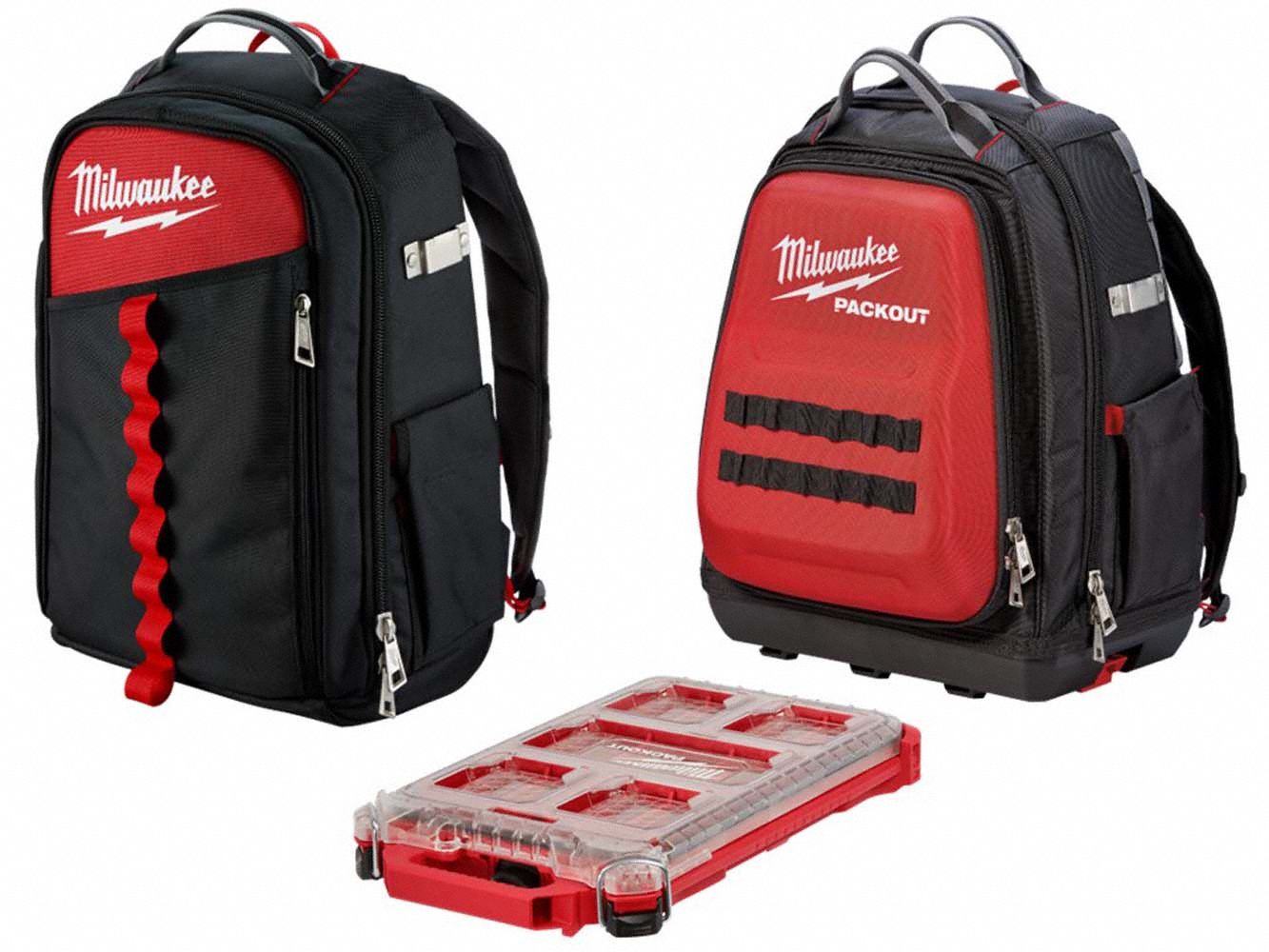 MILWAUKEE PACKOUT, 11 13/16 in W x 7 7/8 in D x 19 5/8 in H, Ballistic ...