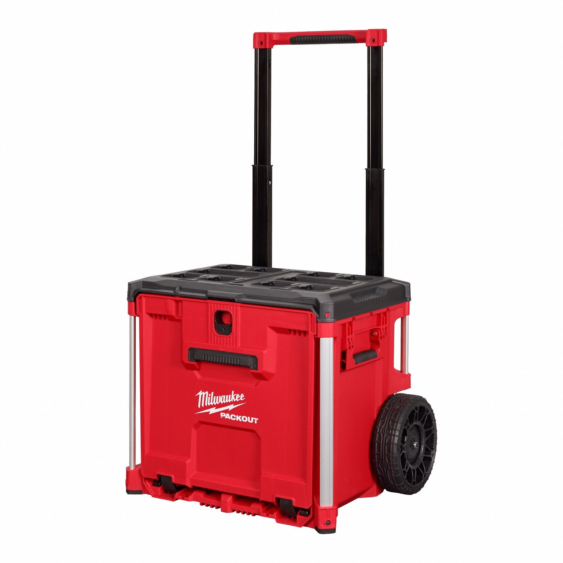MILWAUKEE PACKOUT, Polypropylene, Black/Red, Tool Box - 857ET2|48-22 ...