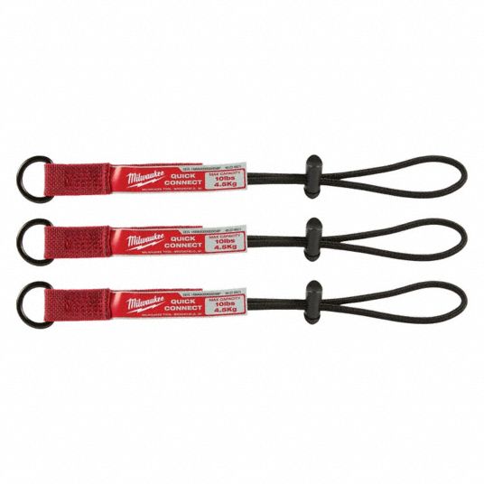 MILWAUKEE, For Hand Tools/Power Tools, Carabiner, Tool Lanyard - 55FF37 ...