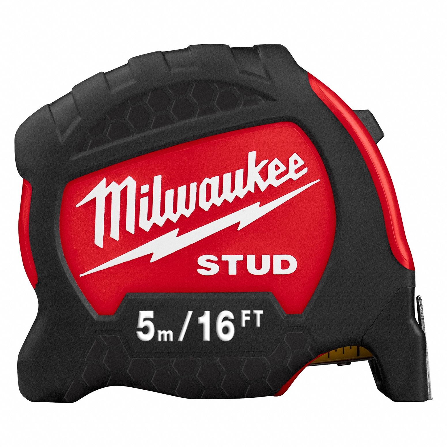 MILWAUKEE, Inch/Metric, Nonmagnetic Double Hook Tip, Tape Measure ...