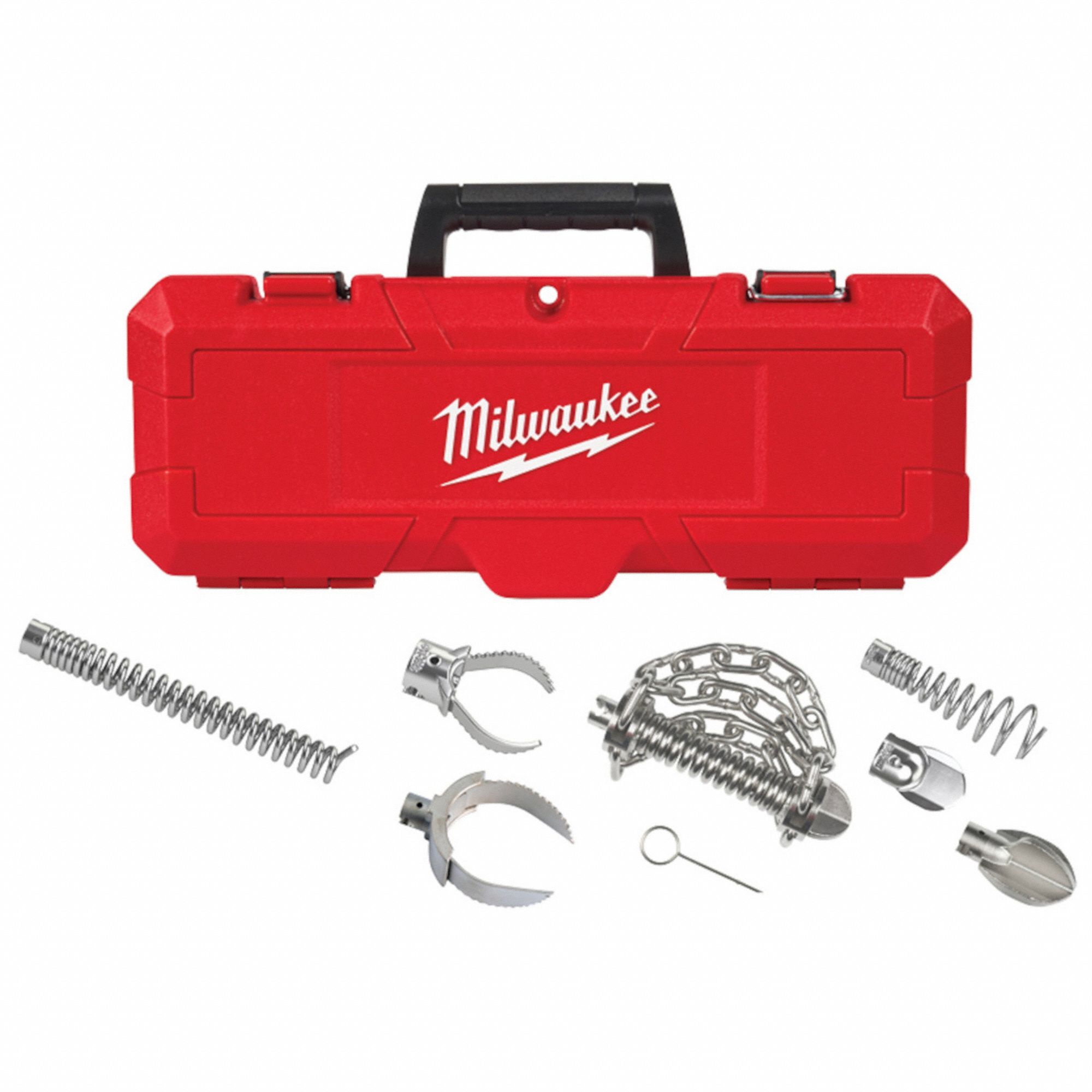 MILWAUKEE, 2 Augers, 5 Cutters, Head Attachment Kit - 60RK71|48-53-3839 ...