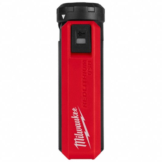 MILWAUKEE, 2,000 mAh Capacity, 1 Output Connectors, Rechargeable Power ...