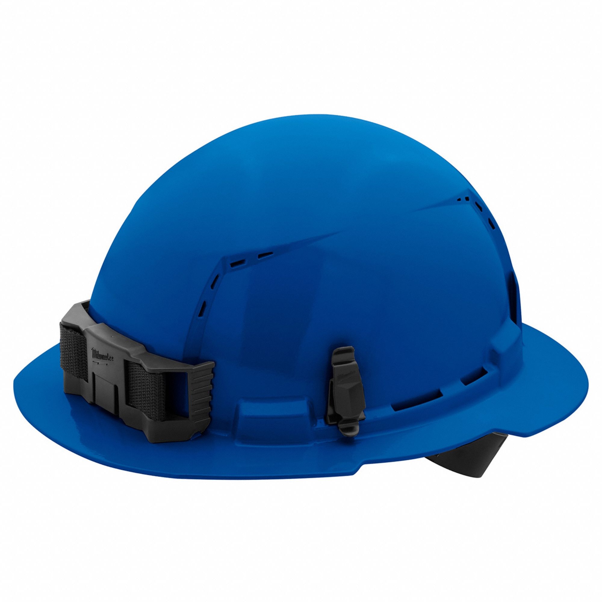 Blue, Ratchet (4-Point), Hard Hat - 814JC2|48-73-1205 - Grainger