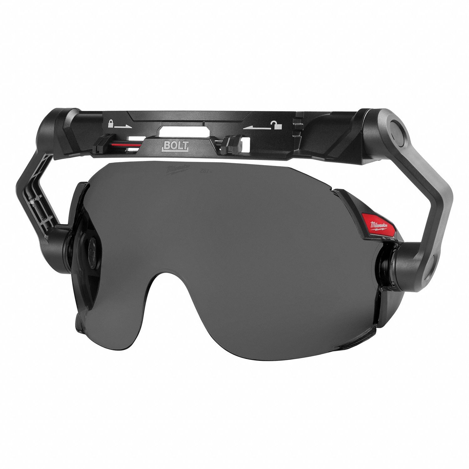 Gray, Anti-Fog/Scratch-Resistant, Eye Visor - 804H75|48-73-1415 - Grainger